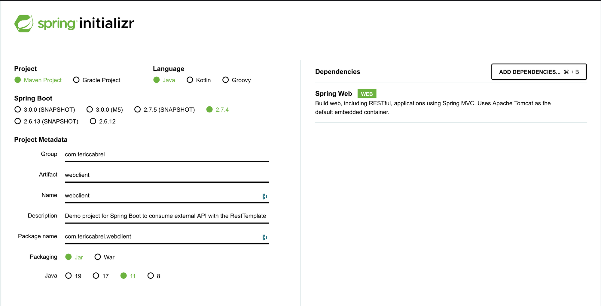 Make HTTP Requests In A Java Application Using Spring RestTemplate
