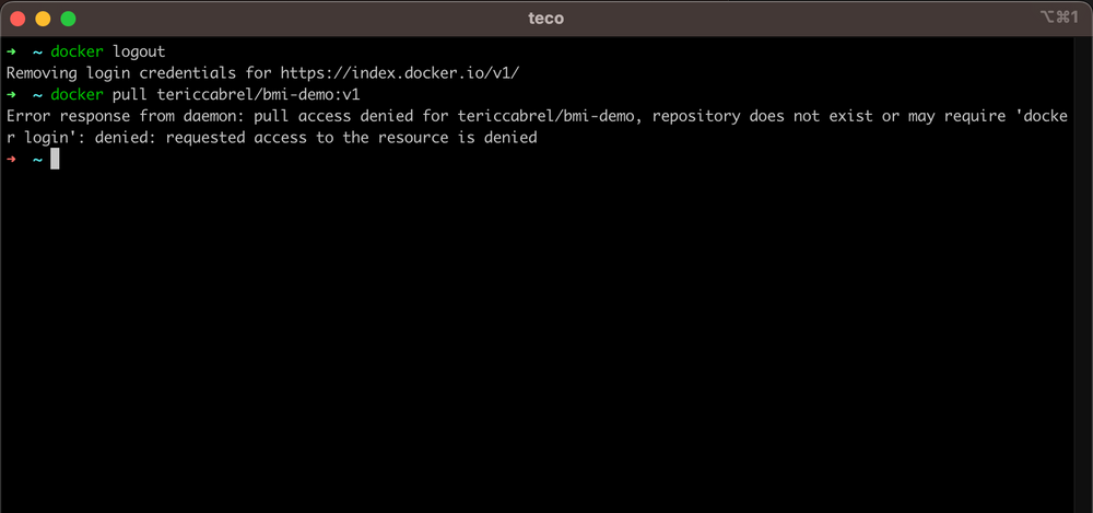 Push A Docker Image Into The Docker Hub