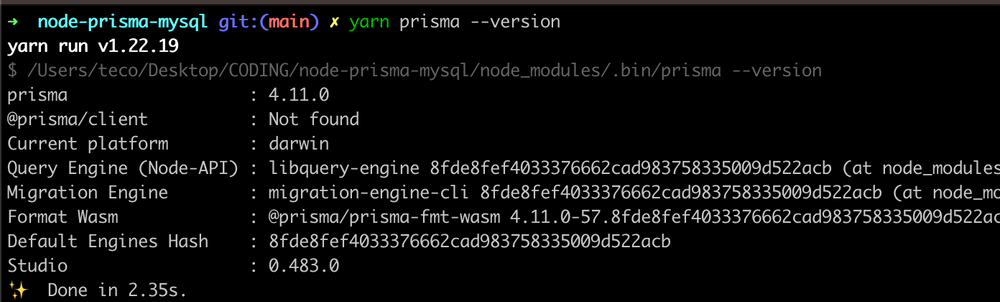 Using Prisma ORM to build a Node.js application with MySQL