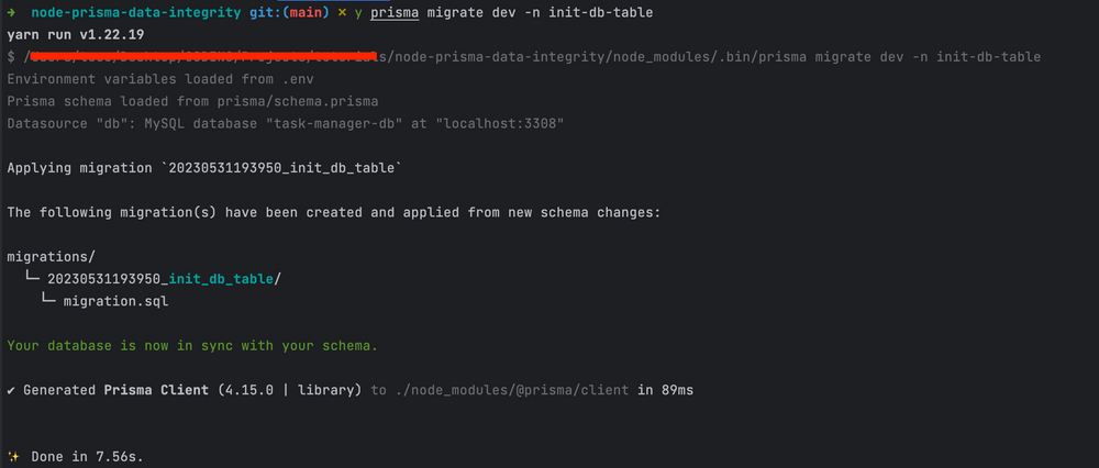 Emulate database integrity constraints using the Prisma ORM