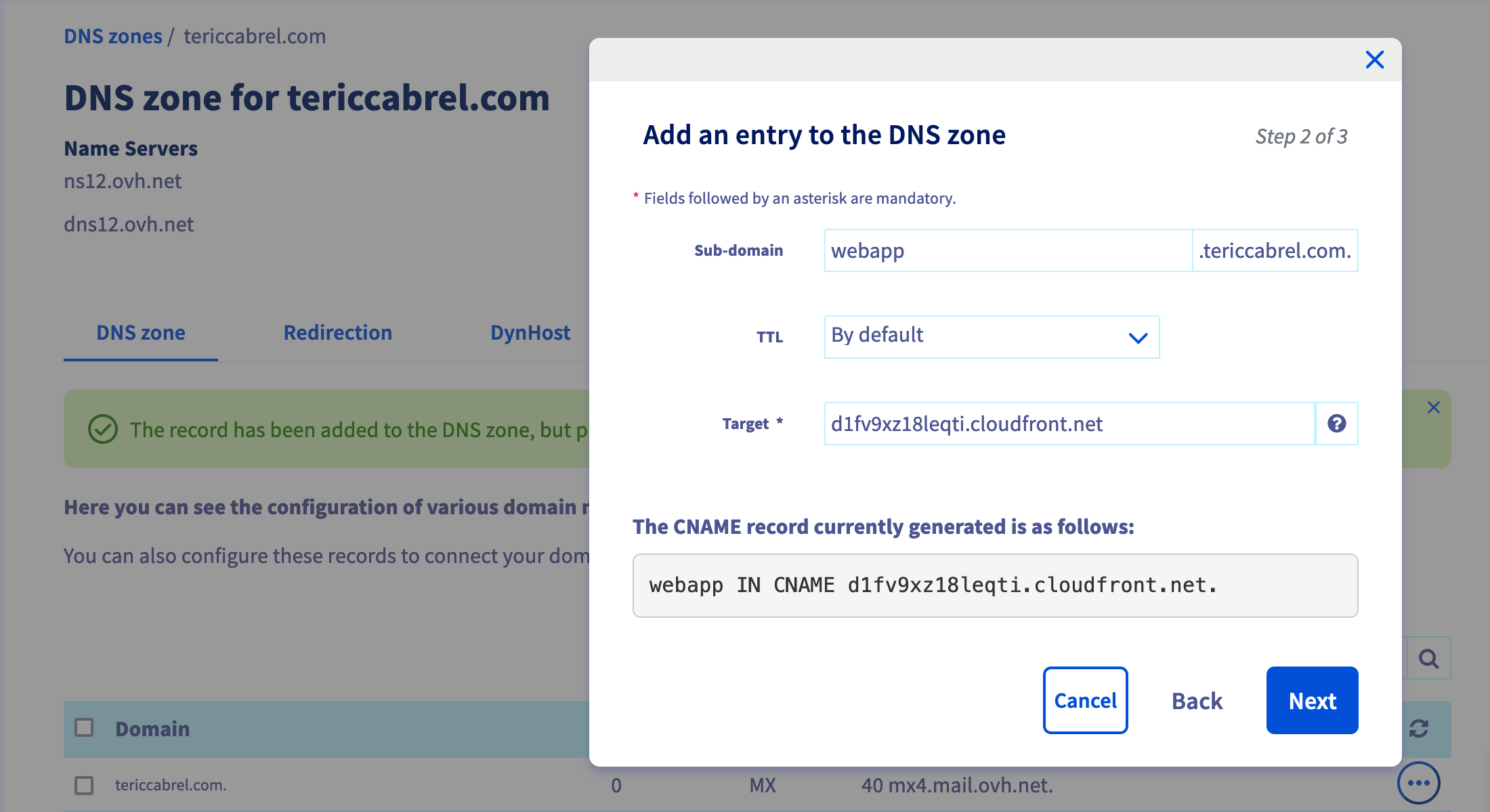 Set Up a Custom Domain with SSL on AWS CloudFront