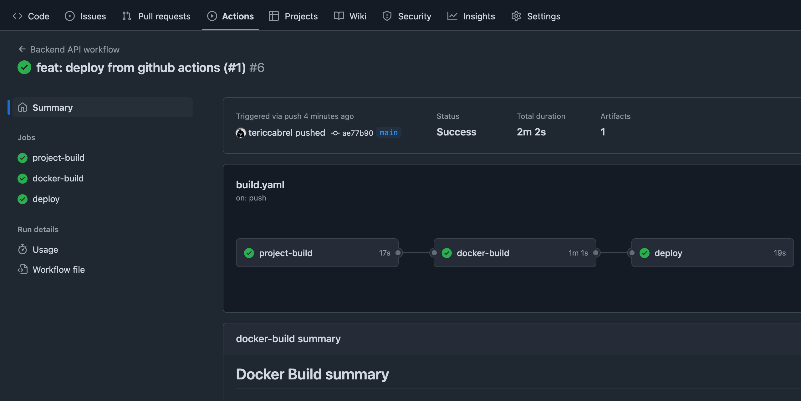 Build a CI/CD with GitHub Actions to Deploy a Node.js API