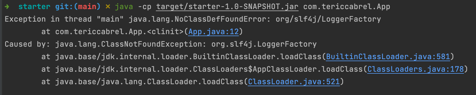 Create a Java project using an external dependency with Maven