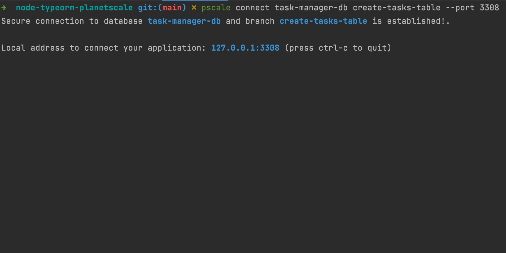 Using PlanetScale and TypeORM to build a Node.js REST API