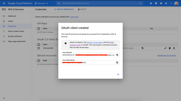 Upload file to Google Drive with Node.js