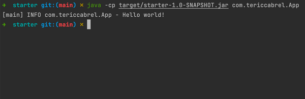 Create a Java project using an external dependency with Maven