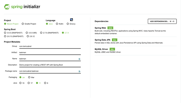 Build A Rest Api With Spring Boot And Mysql