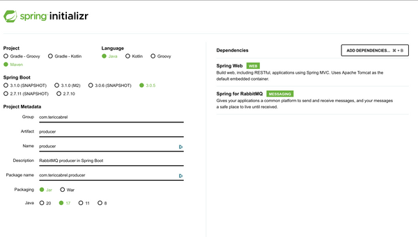 Make Two Springboot Applications Communicate With Rabbitmq