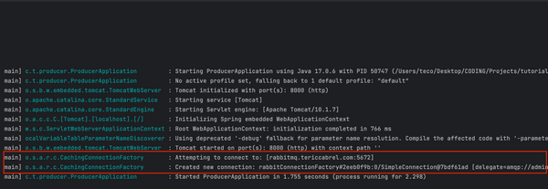 Make two SpringBoot applications communicate with RabbitMQ