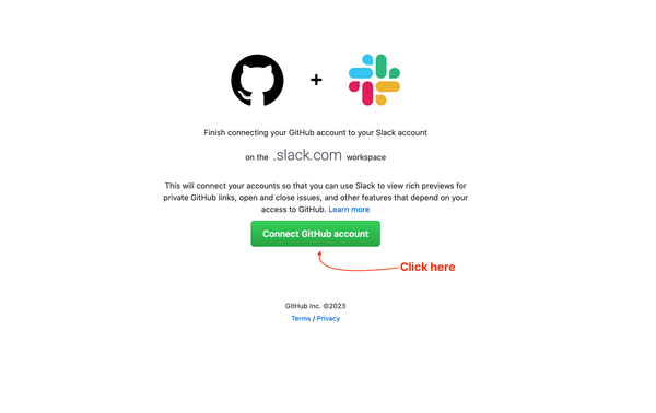 Set up the GitHub integration for Slack