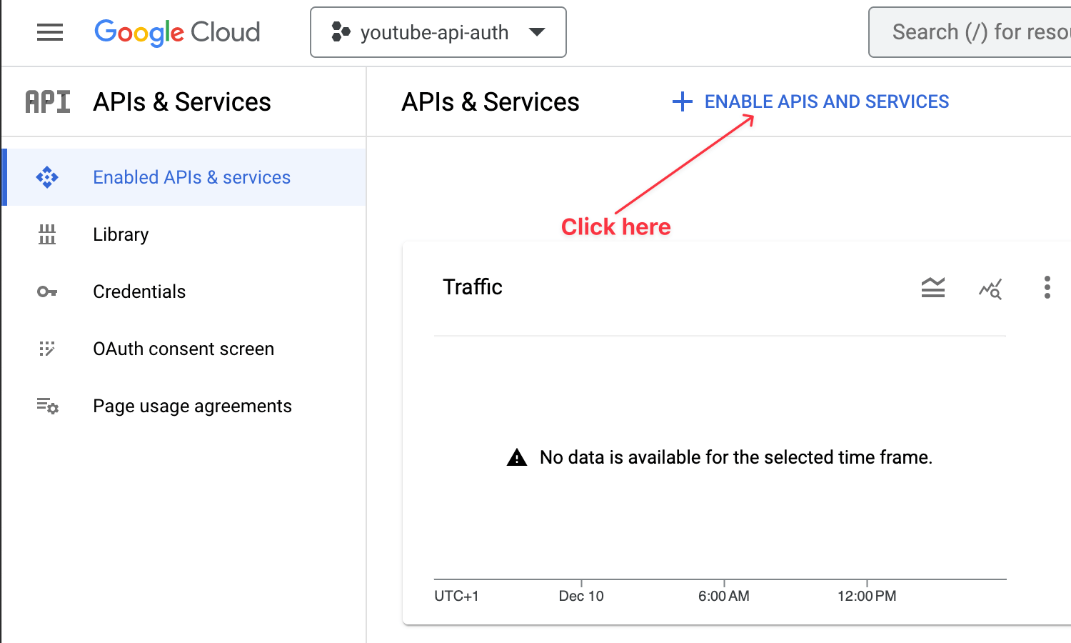Retrieve Youtube Api V3 Key With Nodejs