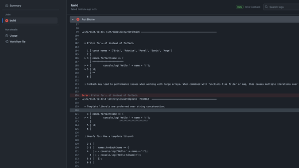 Set up a Node.js project with TypeScript and Biome